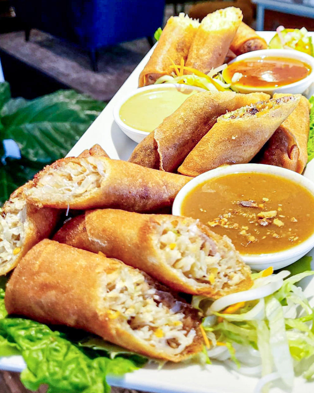 Spring Rolls (2pcs) – Chopstix | Pan-Asian Eatery